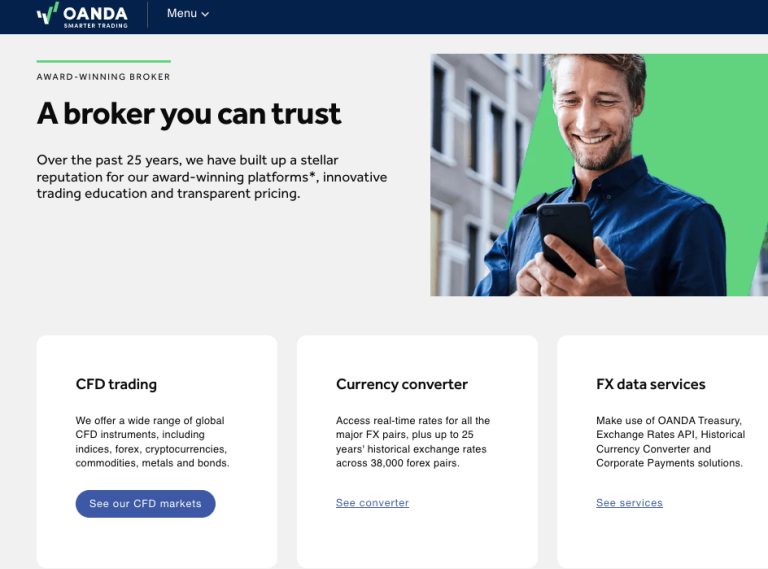 OANDA Review 2023 - Trading with OANDA Singapore